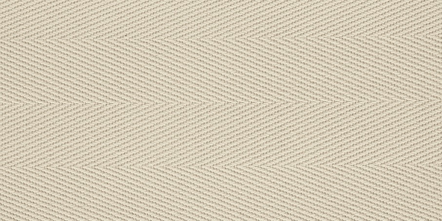 Cotton Herringbone Cream | Rug & Runner Borders | Crucial Trading